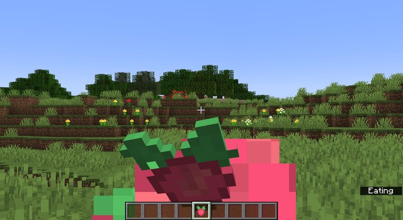 Sweet Berries to Raspberries! Minecraft Texture Pack