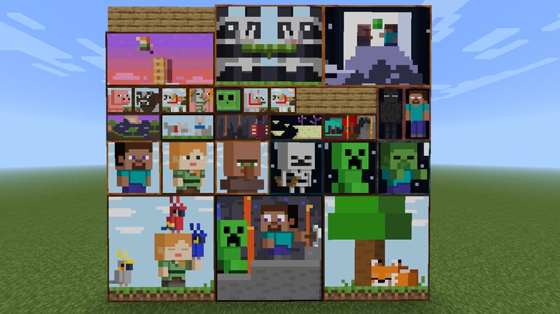 MinePaints Bedrock Edition Minecraft Texture Pack