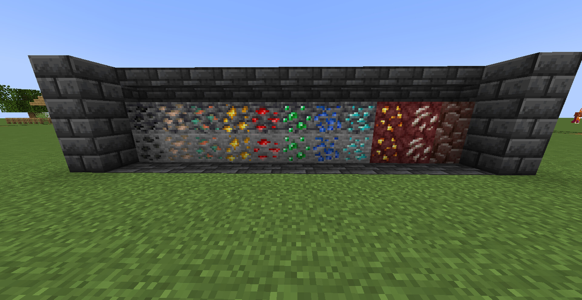 Glowing Ore Borders Minecraft Texture Pack