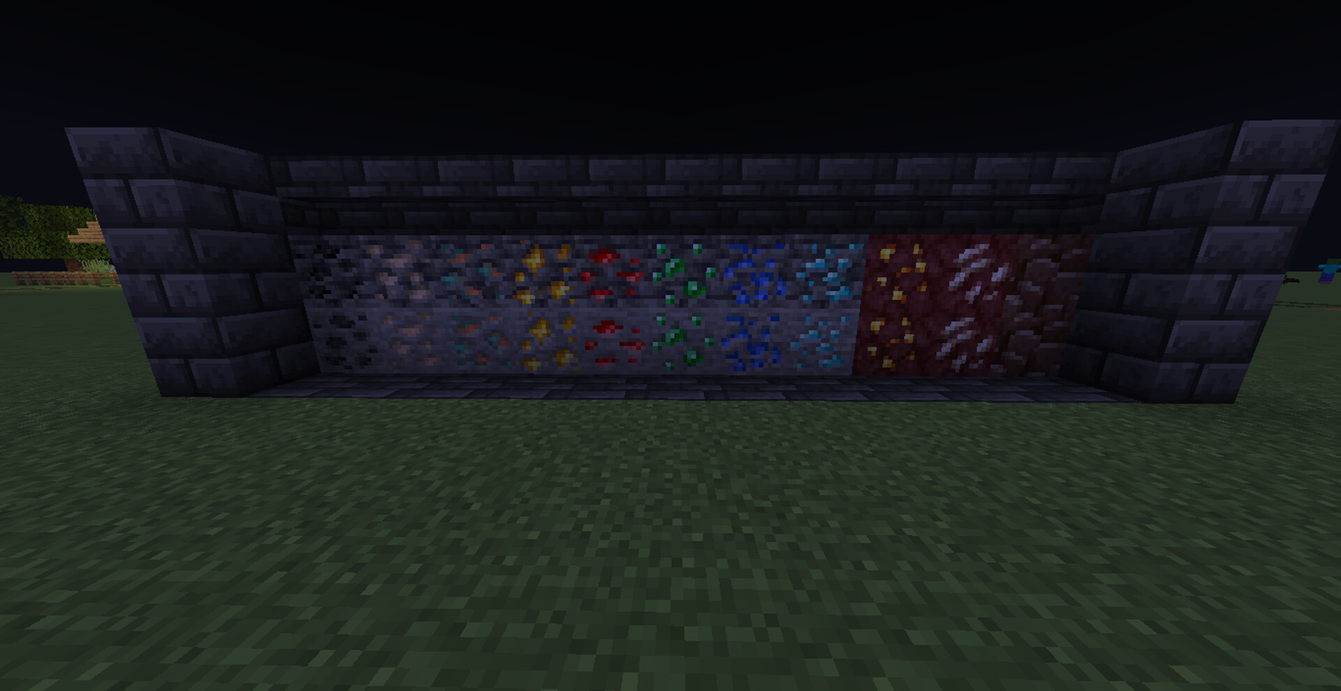 Glowing Ore Borders Minecraft Texture Pack
