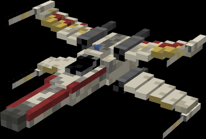 X-Wing Optifine Phantom Model - 1.18 Minecraft Texture Pack