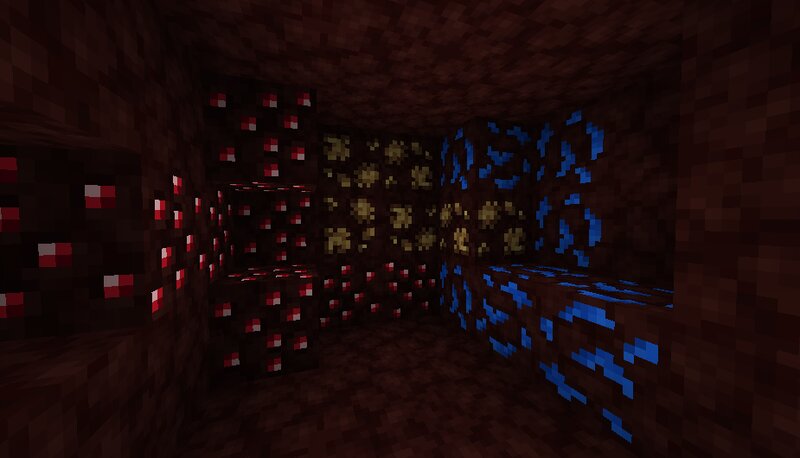 Kaclop's Glowing Better Nether Ores (CTMF) Minecraft Texture Pack