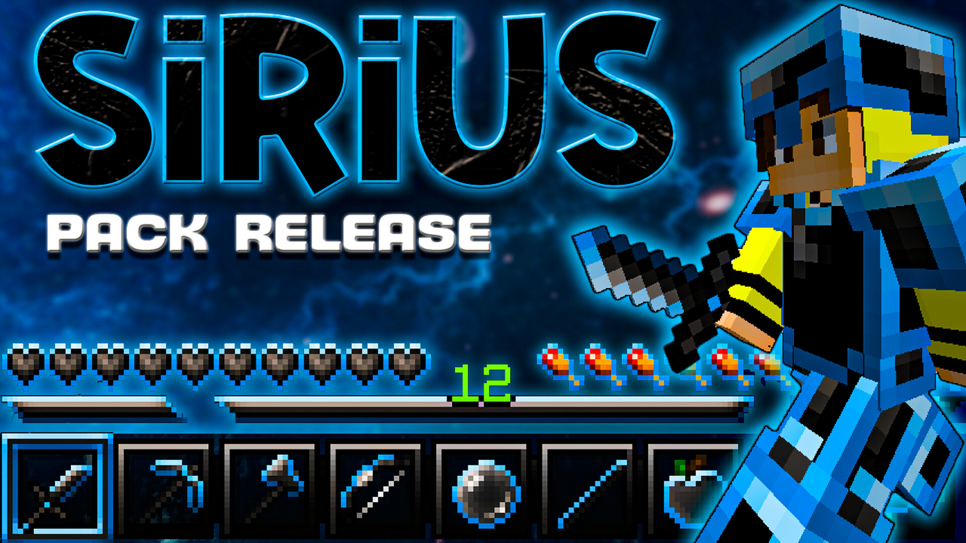 Sirius [16x] Blue And Black Minecraft Texture Pack