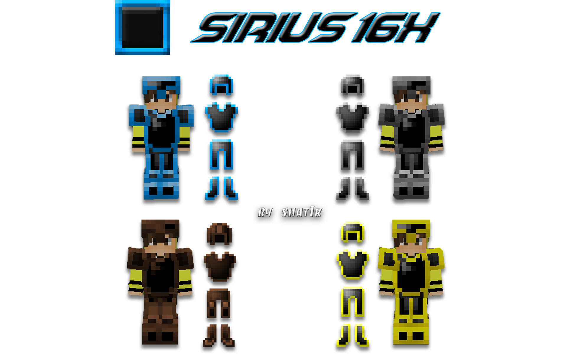 Sirius [16x] Blue And Black Minecraft Texture Pack