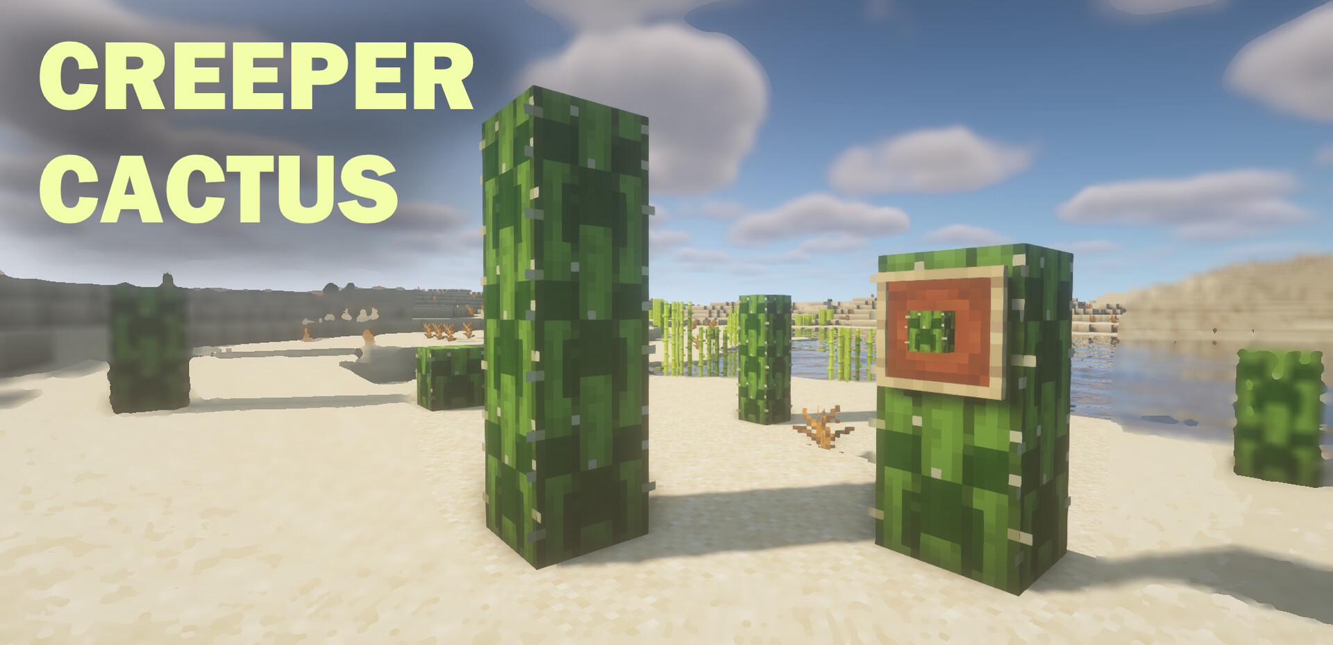Creeper Cactus Minecraft Texture Pack