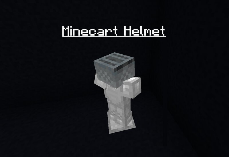 [1.14+] Is Iron Helmet an Upside down Minecart? Minecraft Texture Pack