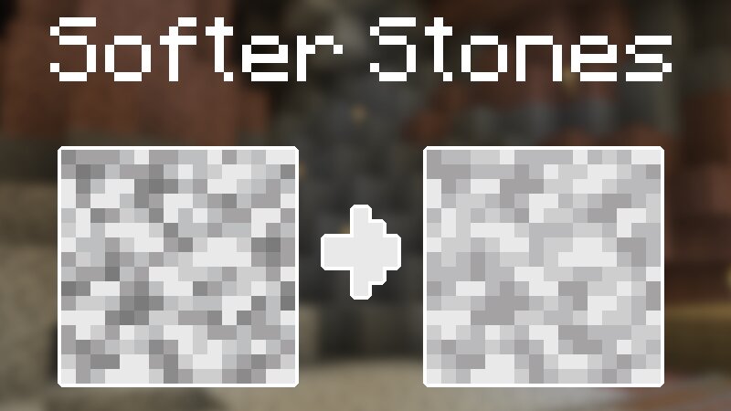 Softer Stones Minecraft Texture Pack