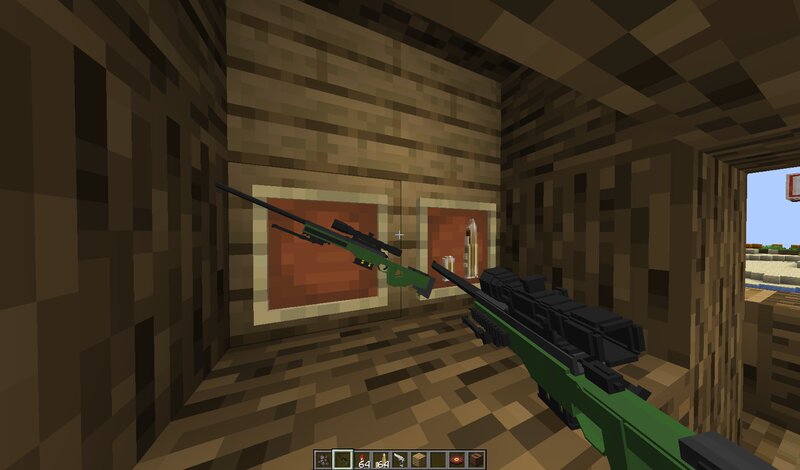 Bow to 3D AWP for minecraft 1.18.1 Minecraft Texture Pack
