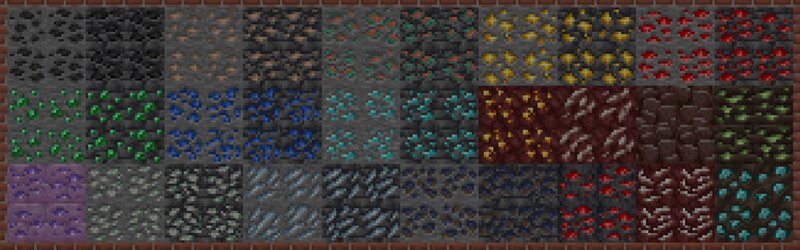 Ore Variants Minecraft Texture Pack