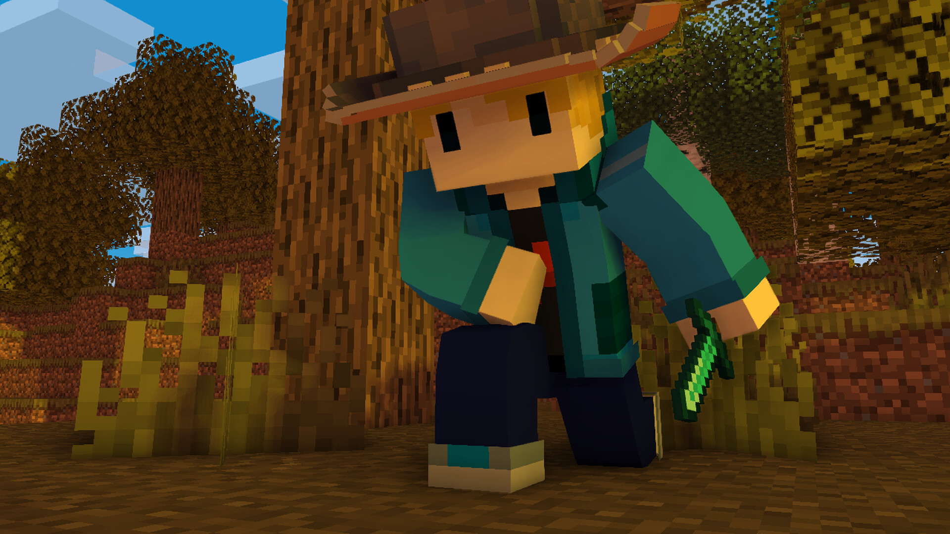 Australian Croc Dundee Hat Minecraft Texture Pack