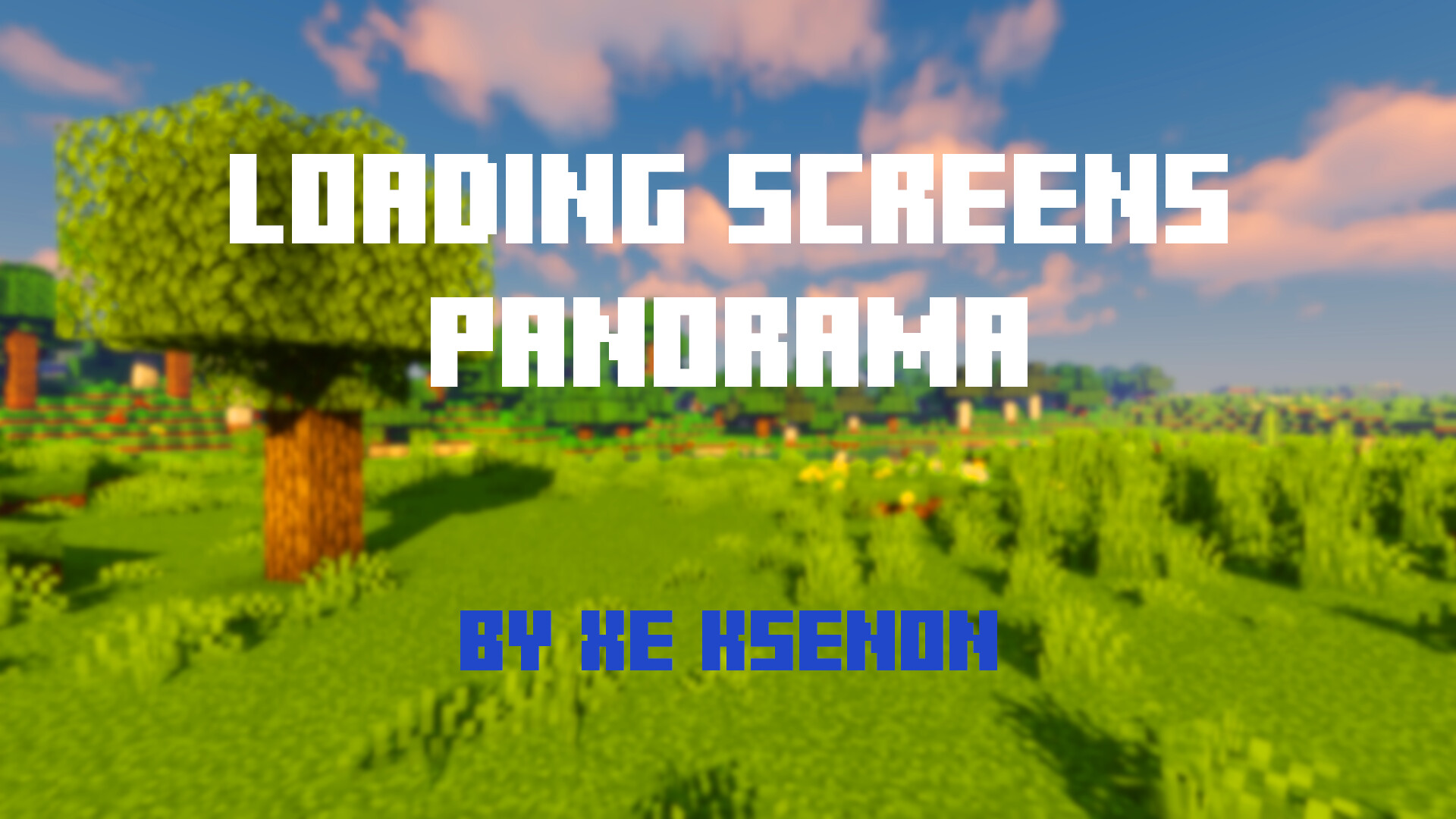 Loading Screens Panorama Minecraft Texture Pack