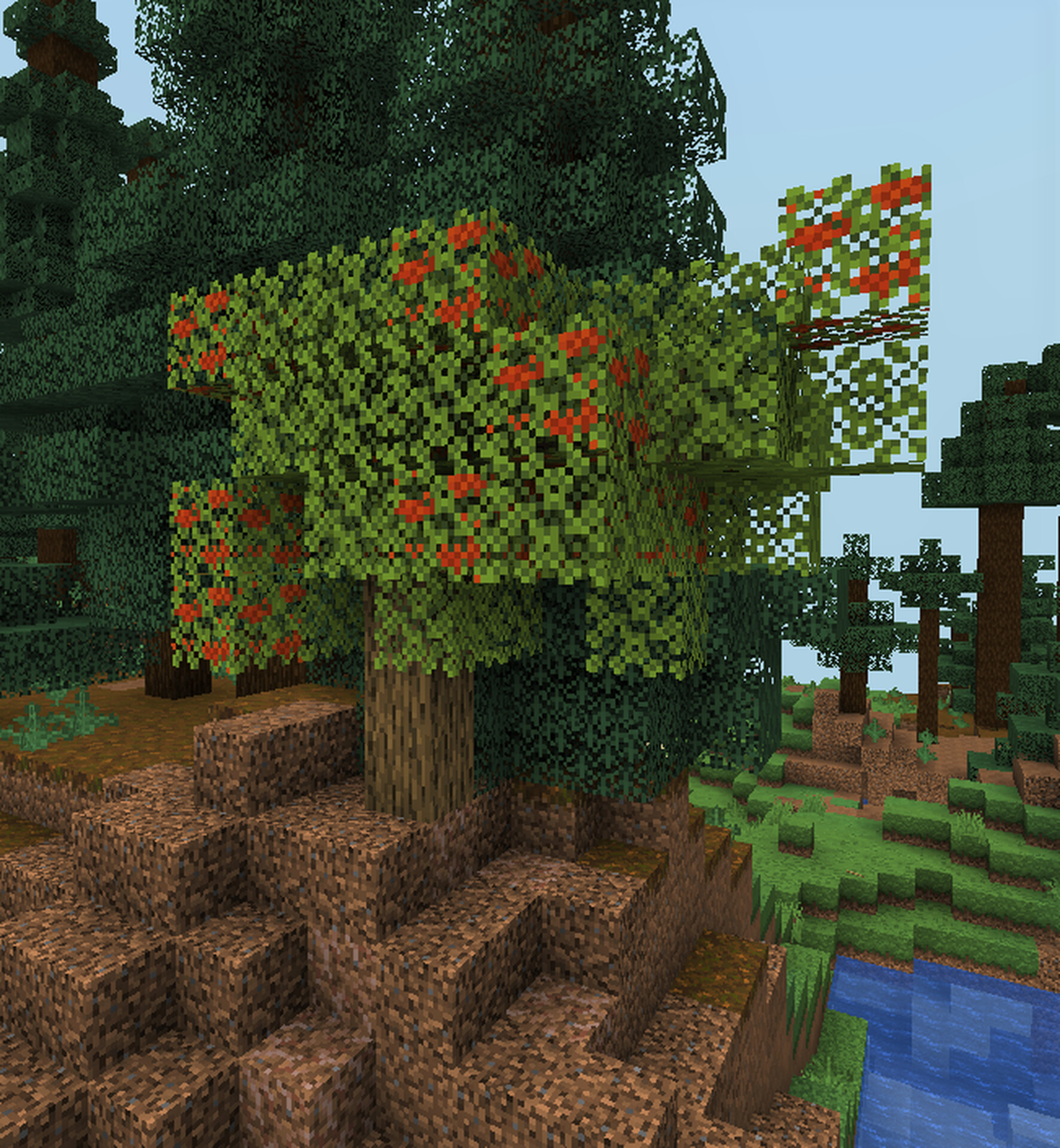 Azalea to Rowan Tree Minecraft Texture Pack