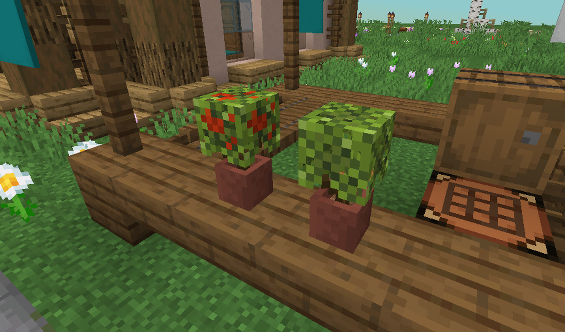 Azalea to Rowan Tree Minecraft Texture Pack