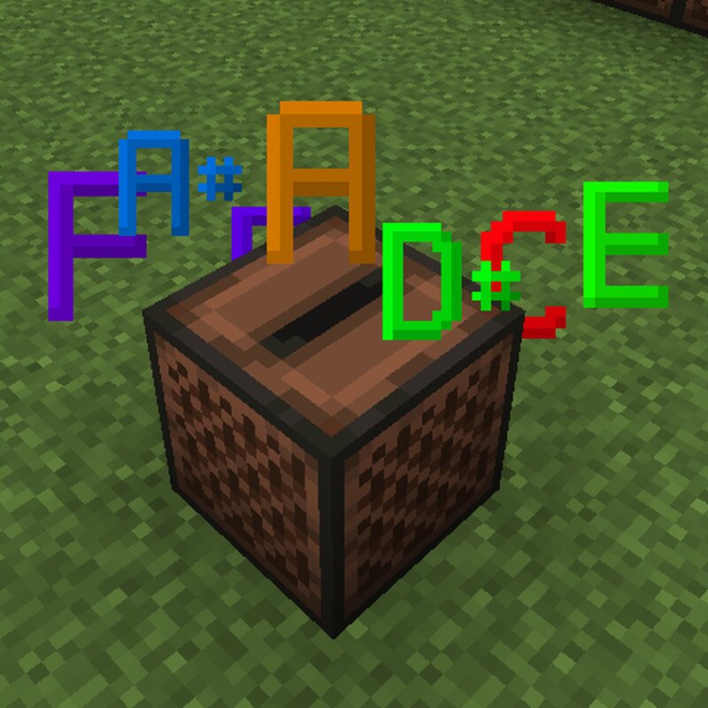 Note Letters Minecraft Texture Pack