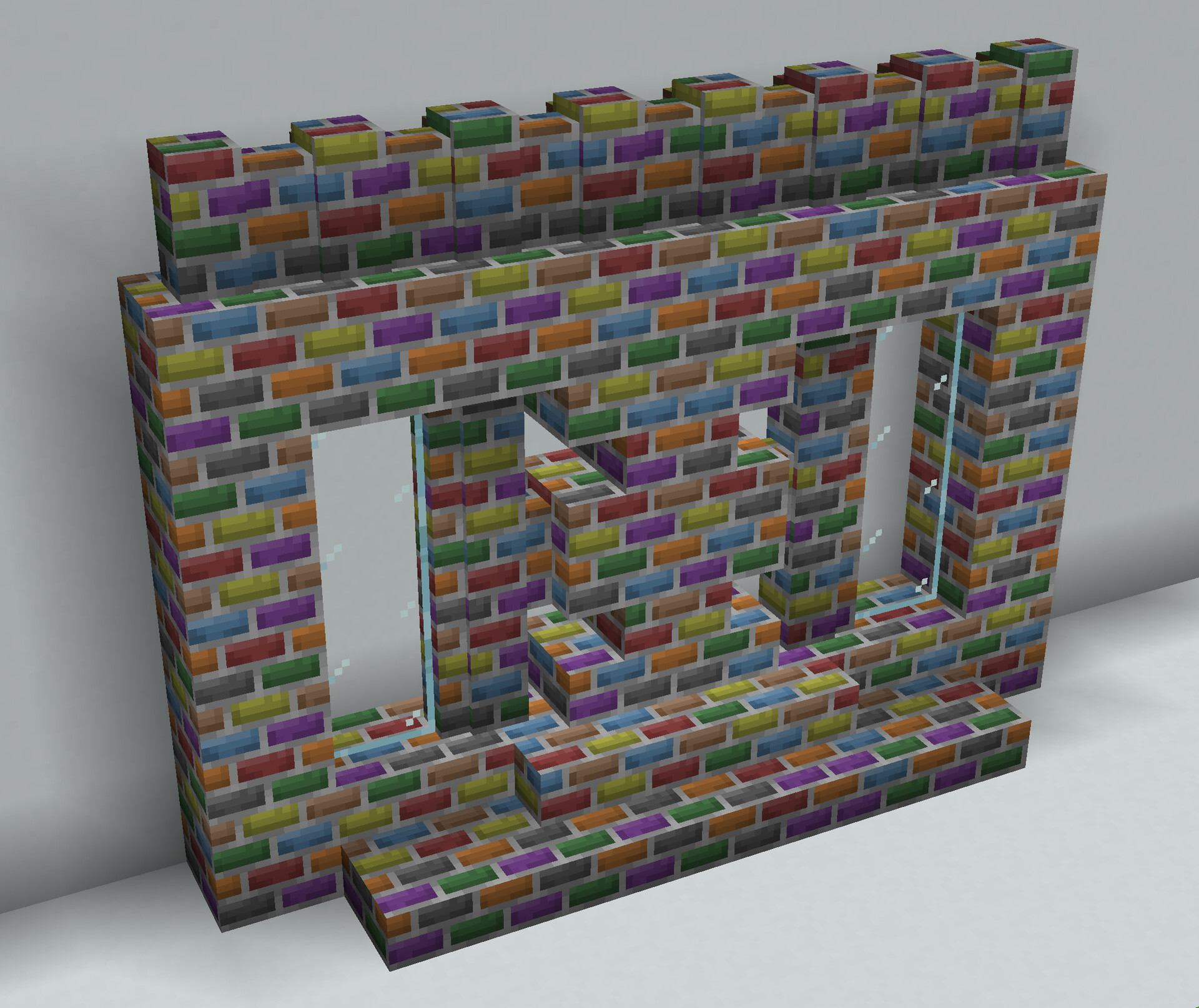 Rainbow Bricks Minecraft Texture Pack