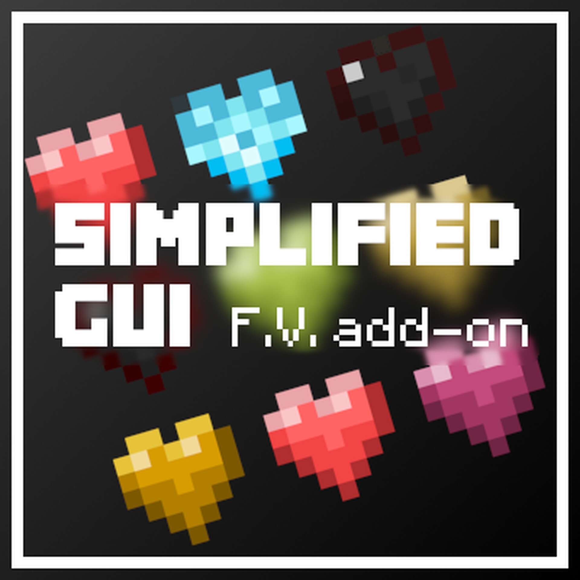 Simplified Gui - kova add-on Minecraft Texture Pack
