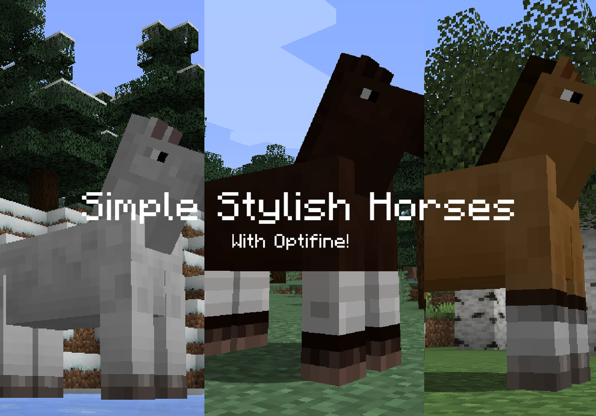 DatPiper's Simple Stylish Horses [UNFINISHED] Minecraft Texture Pack