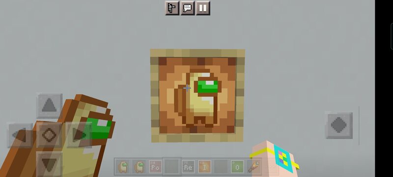 Among Us totem Bedrock Minecraft Texture Pack