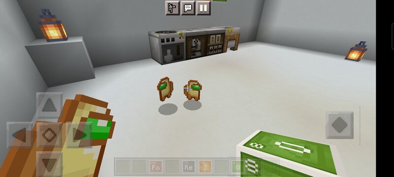 Among Us totem Bedrock Minecraft Texture Pack