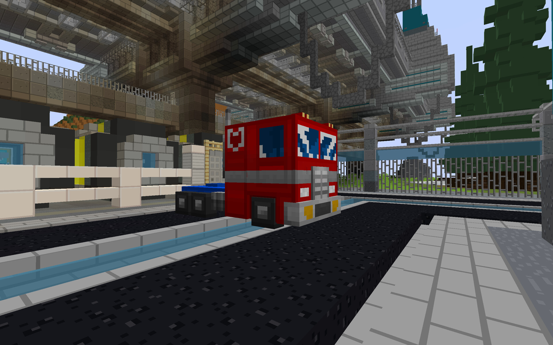 Optimus Prime (Nemesis/Shattered Glass Update) Minecraft Texture Pack