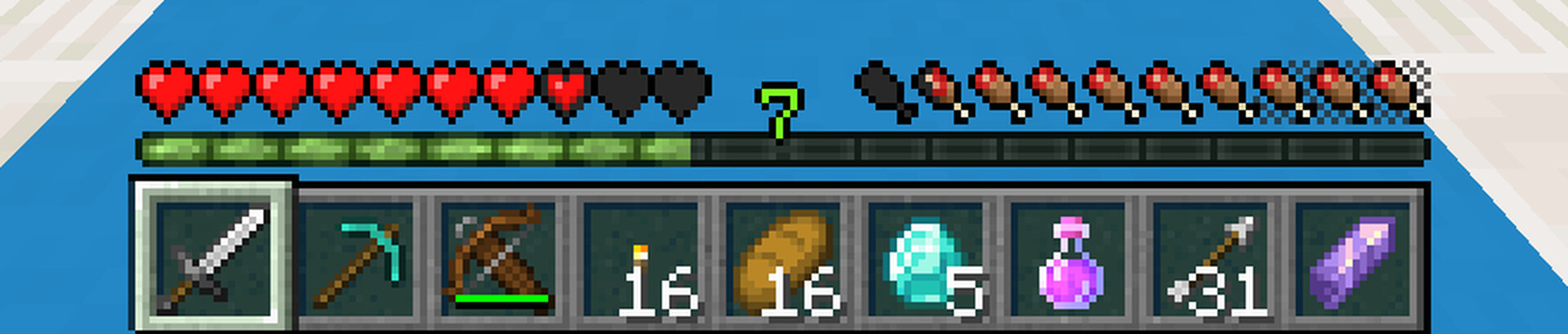 Half a heart to smaller heart Minecraft Texture Pack