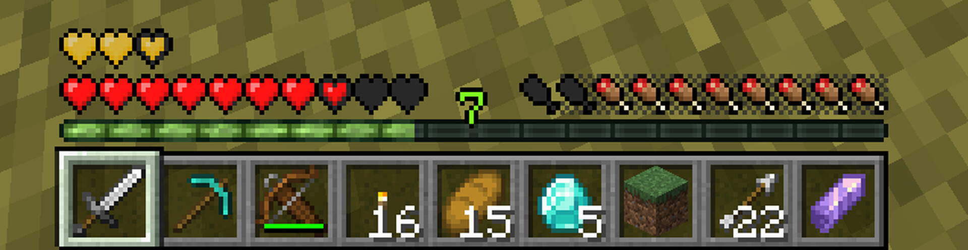 Half a heart to smaller heart Minecraft Texture Pack