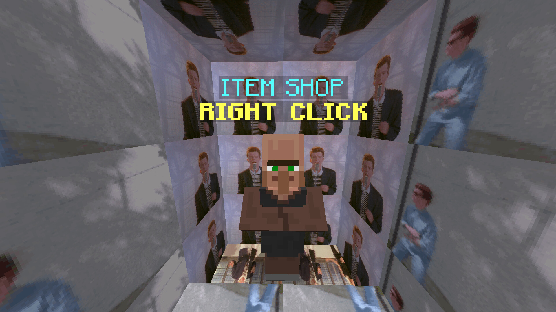 A World of Rick Astley Minecraft Texture Pack