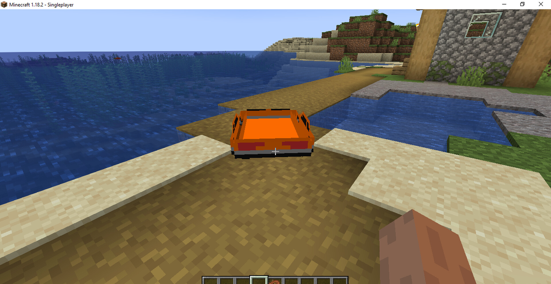Acacia boat to Dodge Charger Minecraft Texture Pack