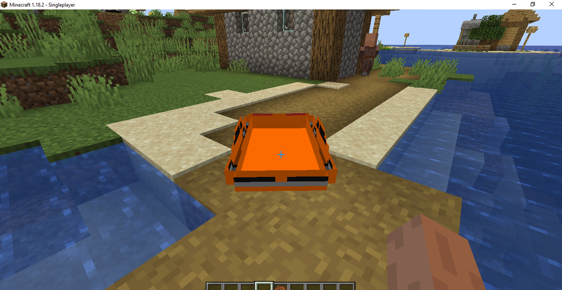 Acacia boat to Dodge Charger Minecraft Texture Pack