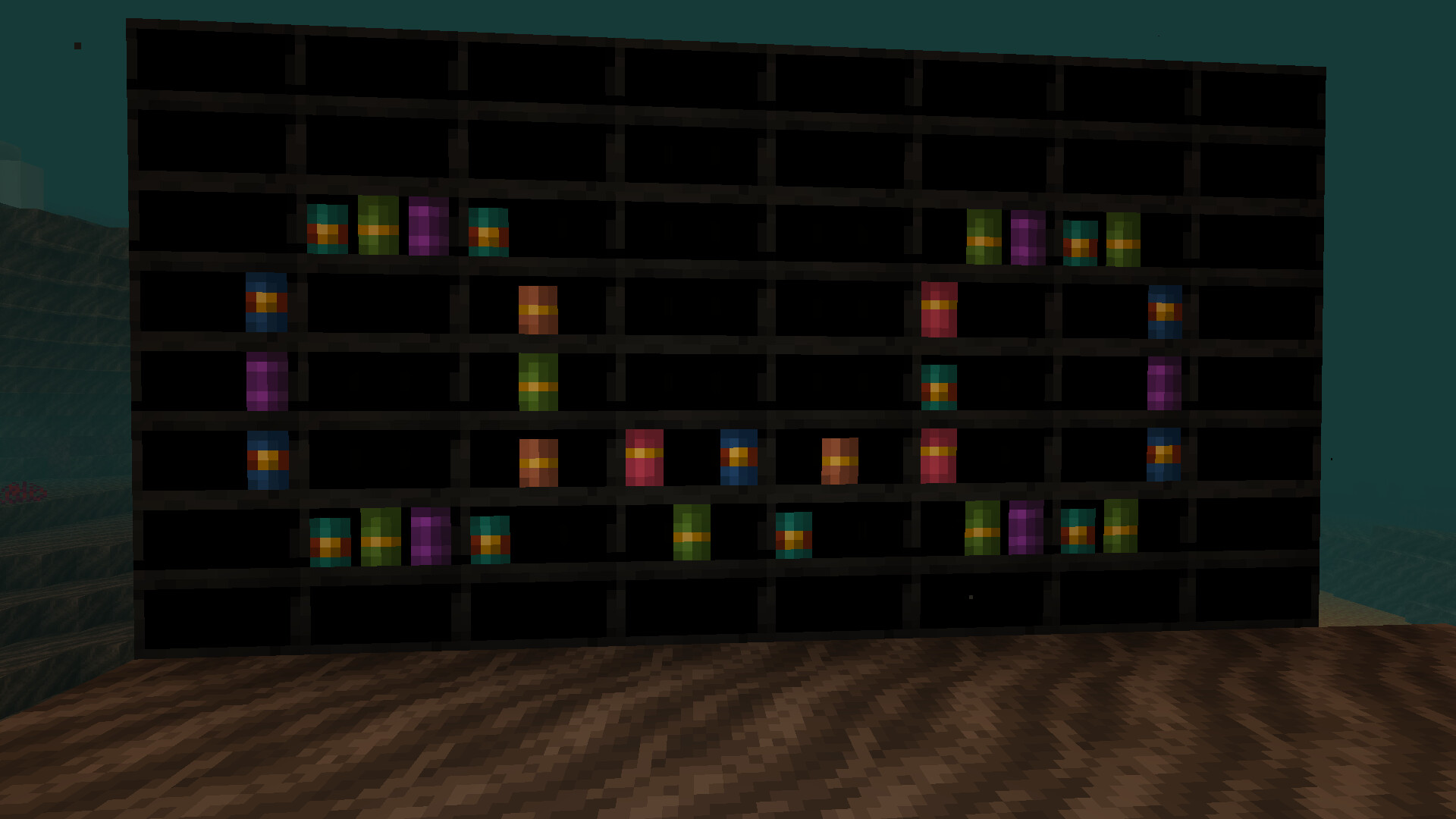 Black Chiseled Bookshelves (for pixel art) Minecraft Texture Pack