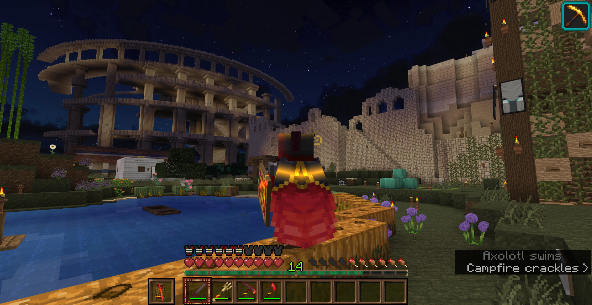 SPQR (Red and Yellow) Enchant shine. Minecraft Texture Pack