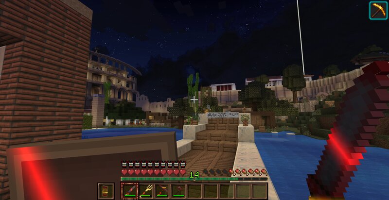 SPQR (Red and Yellow) Enchant shine. Minecraft Texture Pack