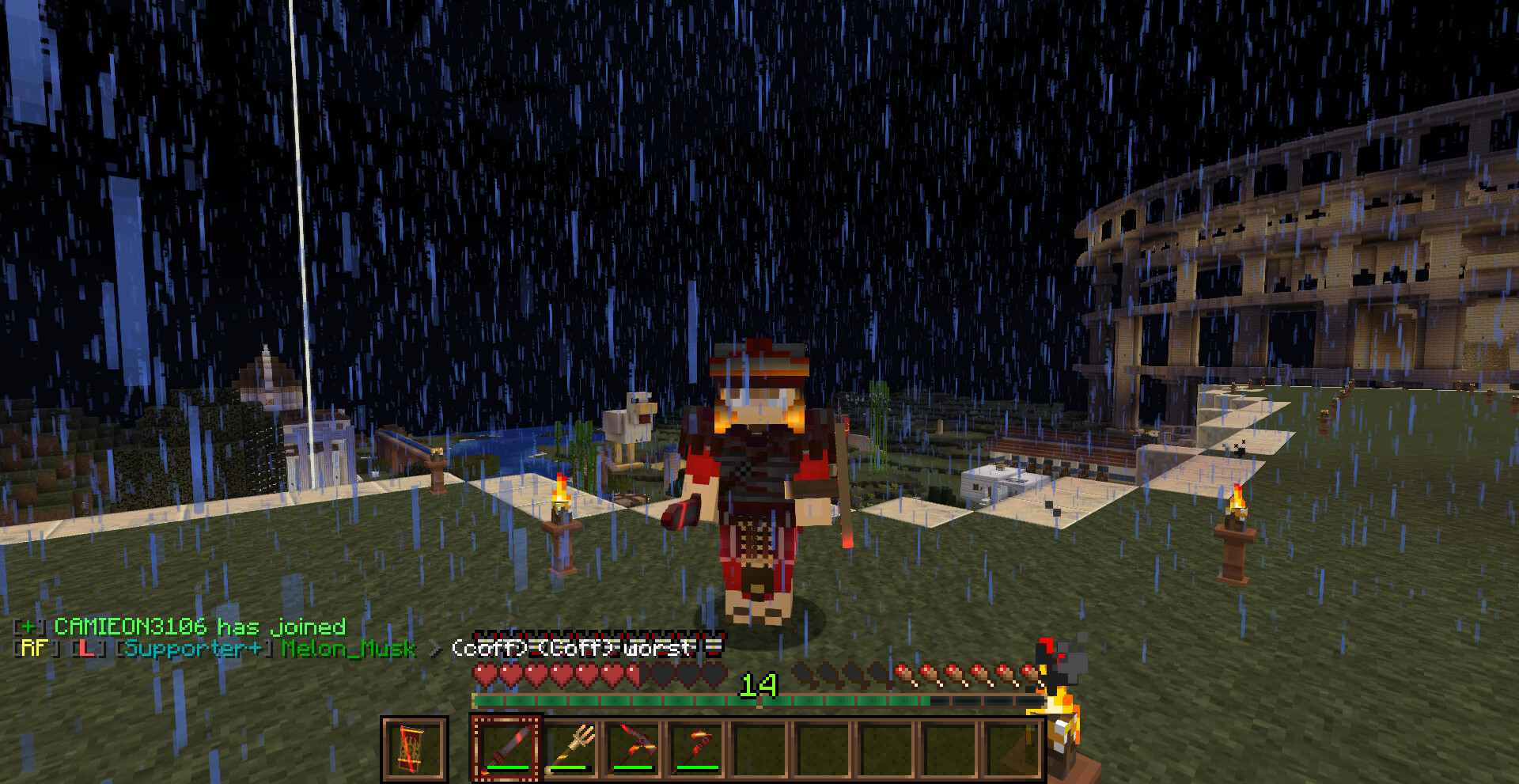 SPQR (Red and Yellow) Enchant shine. Minecraft Texture Pack
