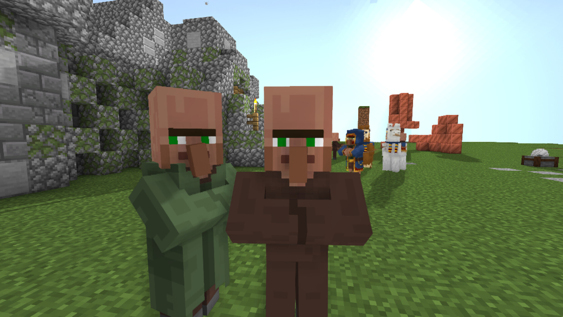 Old Villagers for Fresh Animations (MOVING MOUTHS!) Minecraft Texture Pack