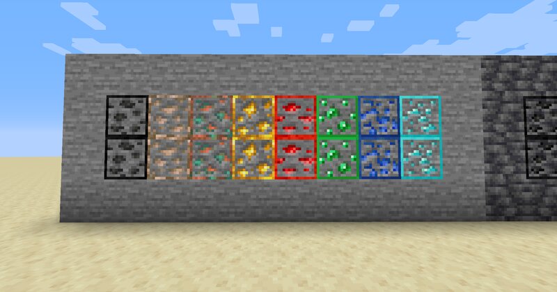 Volt's Outlined Ores Minecraft Texture Pack