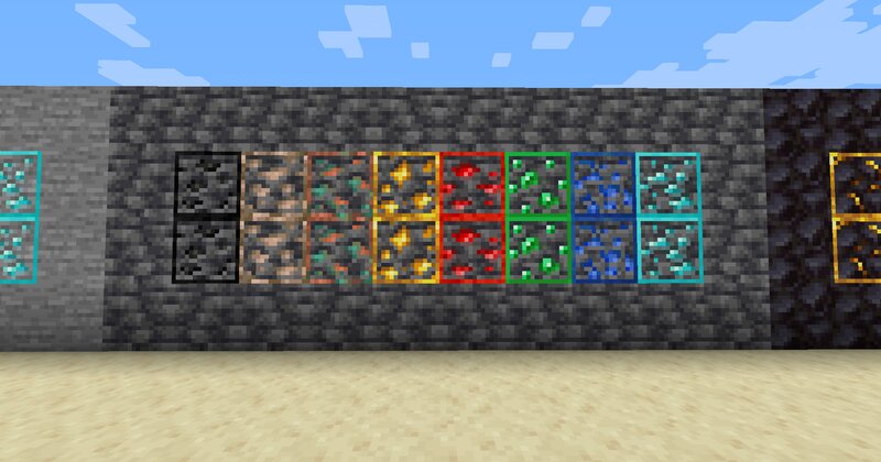 Volt's Outlined Ores Minecraft Texture Pack