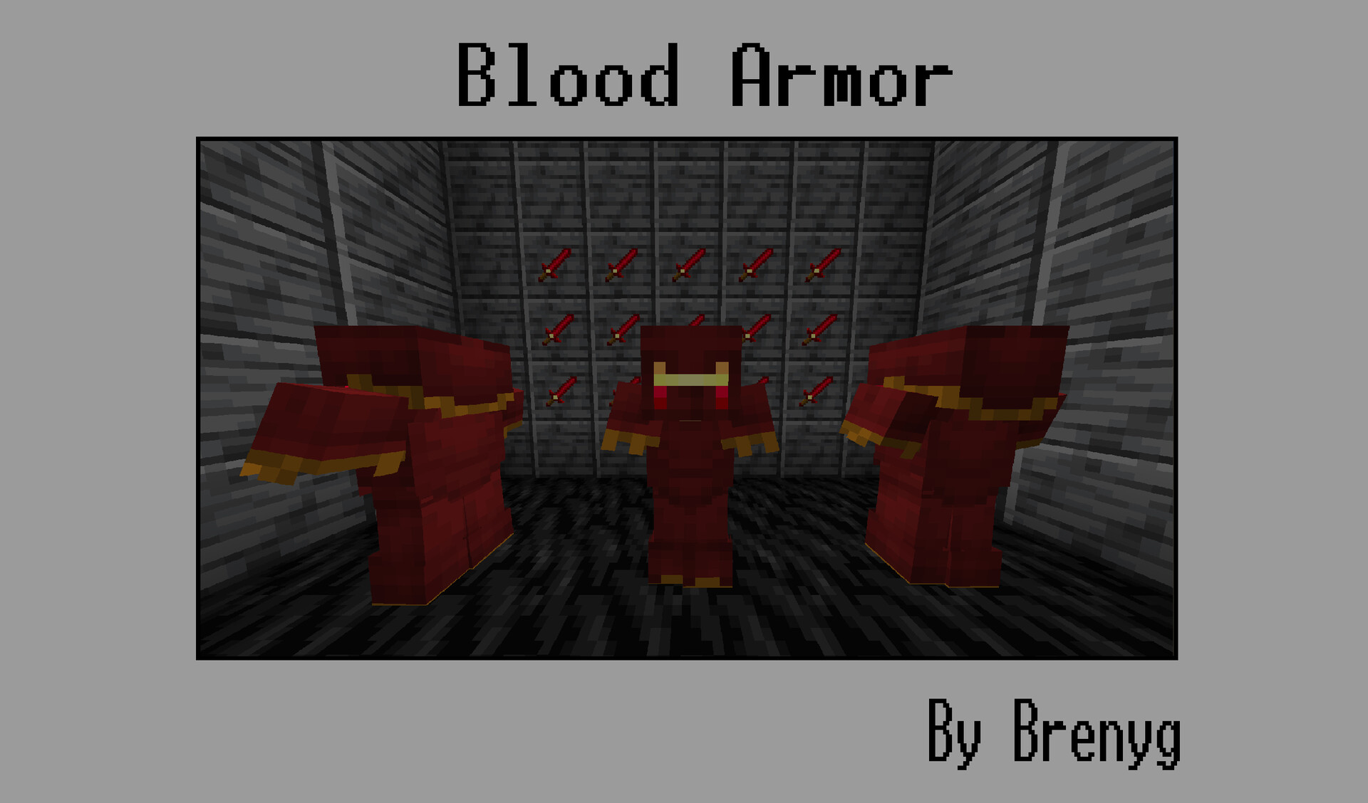 Blood Armor & Sword - Optional Skins For Diamond/Netherite Armor ...