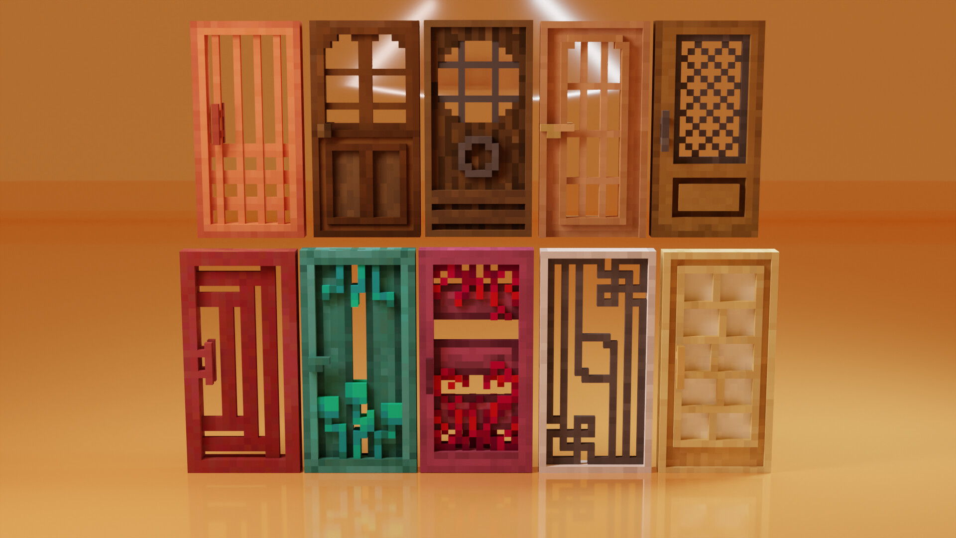 Recreated Doors 1.19 [No optifine] Minecraft Texture Pack