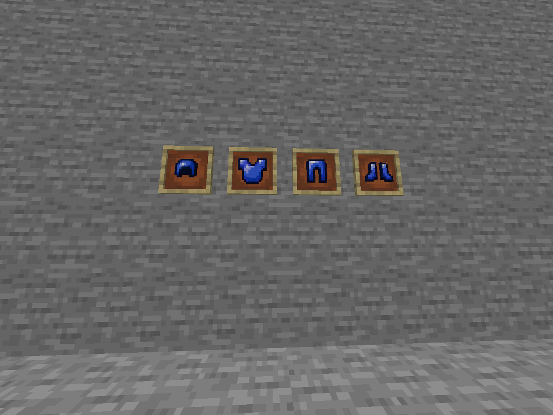 niebieska netherytowa zbroja Minecraft Texture Pack