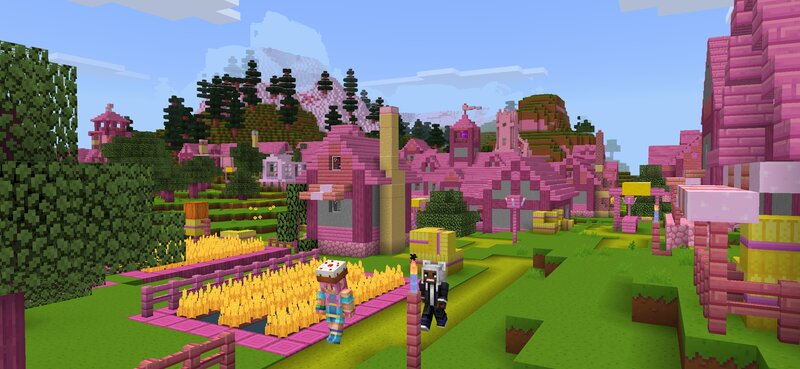 Kawaii World! - Bedrock 1.18 Minecraft Texture Pack