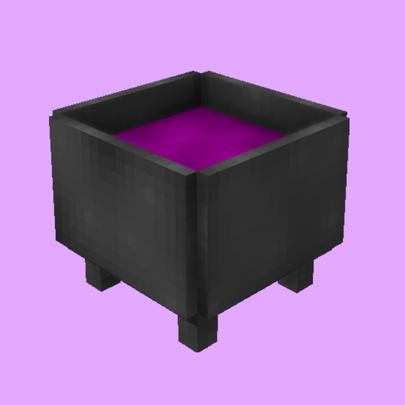 3d Model Cauldron Minecraft Texture Pack