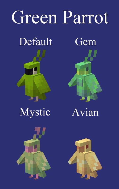 S33R More Parrots! Minecraft Texture Pack