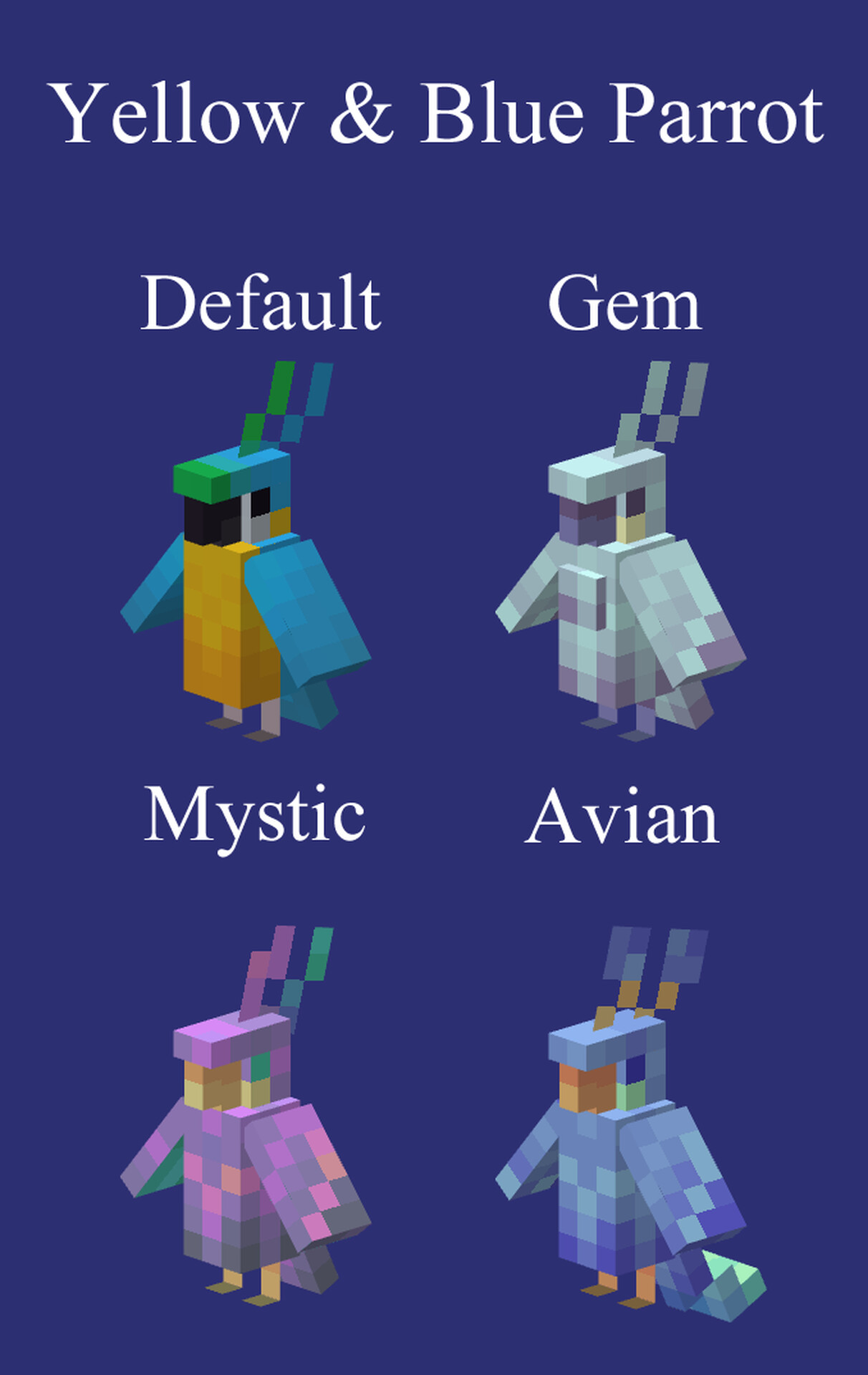 S33R More Parrots! Minecraft Texture Pack