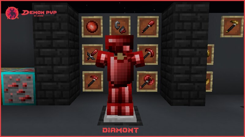 𝐃𝐄𝐌𝐎𝐍 𝐏𝐕𝐏-𝗕𝘆. 𝗝𝗣𝗔𝗥𝗗 Minecraft Texture Pack