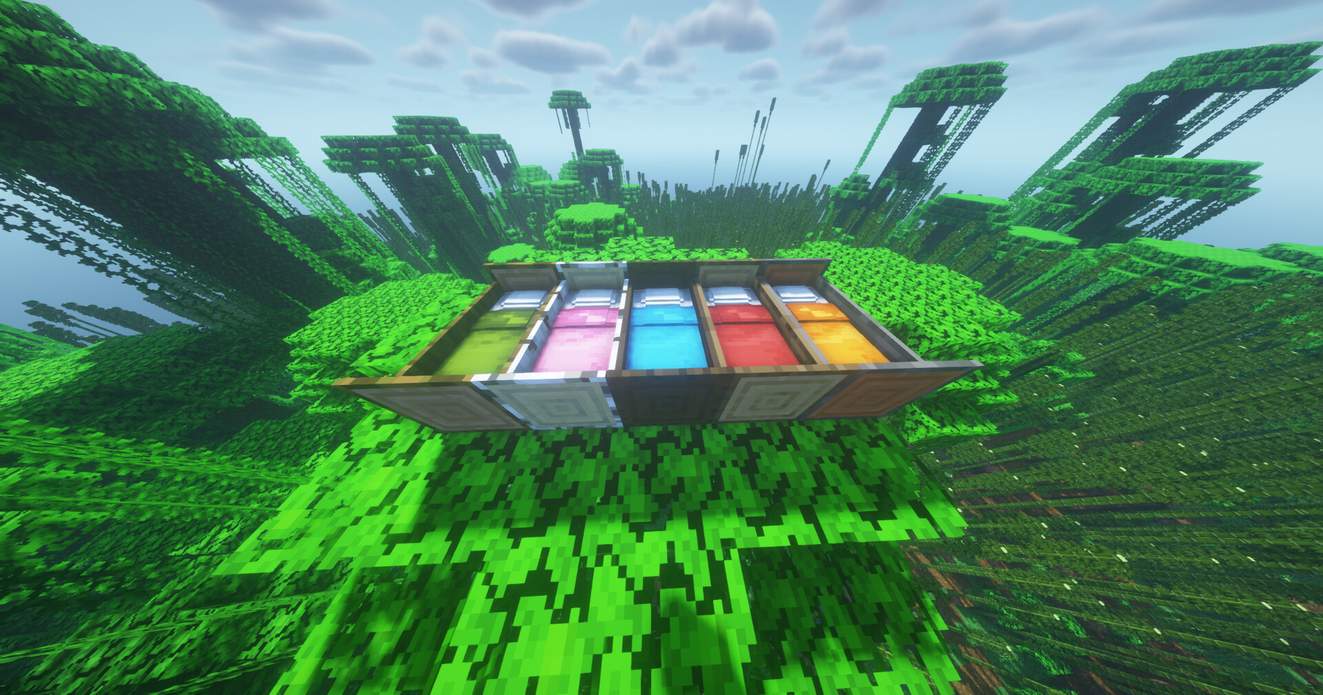 Log Beds! Minecraft Texture Pack