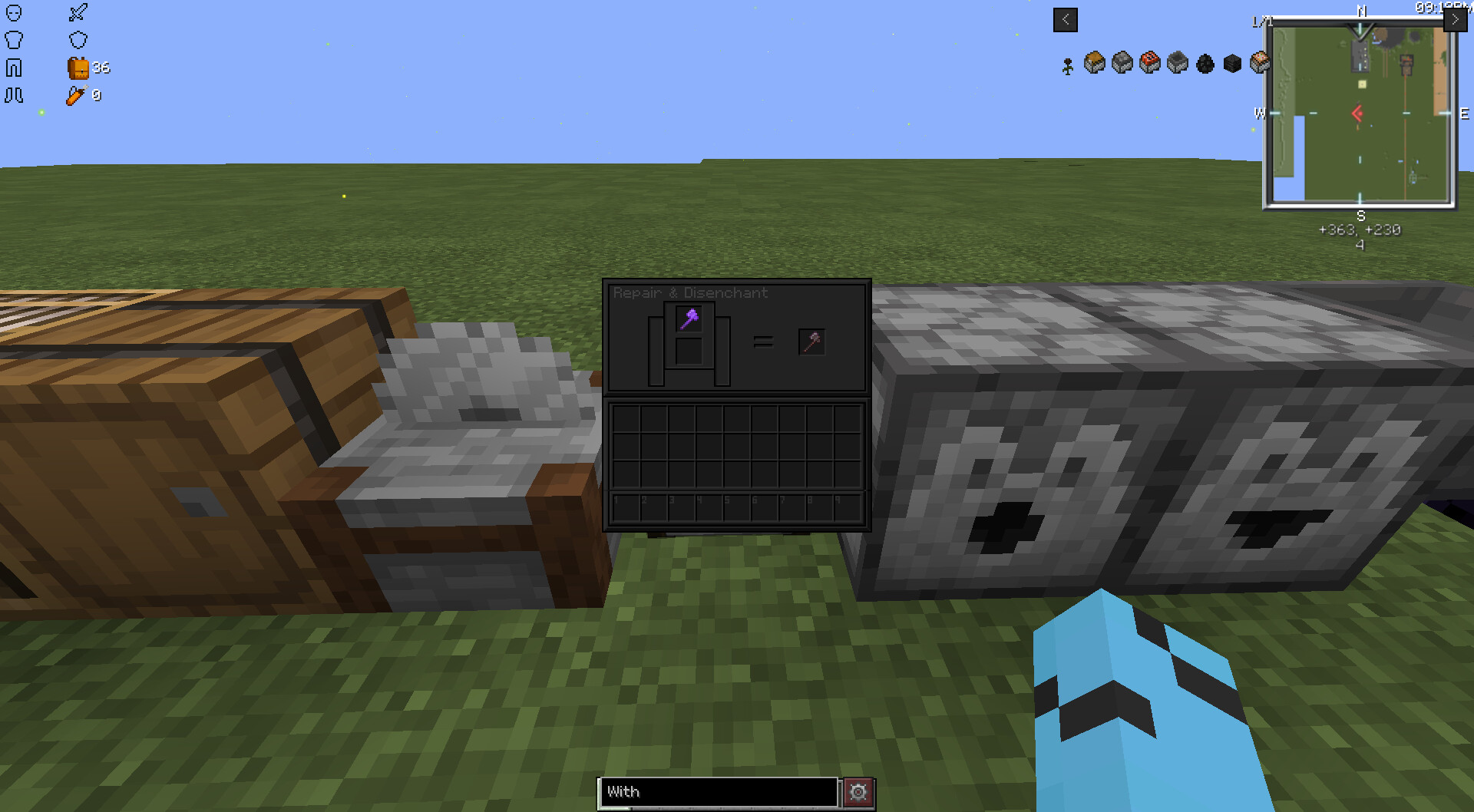 Dark Gui For Mc Reimagined Minecraft Texture Pack