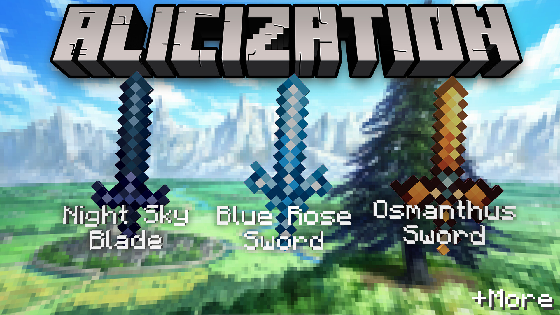 Vanilla Sword Art Online Minecraft Texture Pack