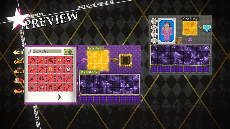 Jojo's Bizarre Adventure GUI & All Star Battle Music (1.19) Minecraft ...