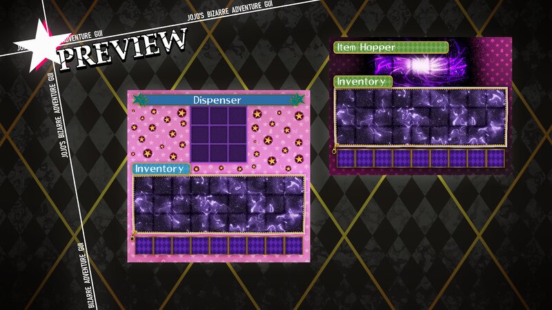 Jojo's Bizarre Adventure GUI & All Star Battle Music (1.19) Minecraft ...