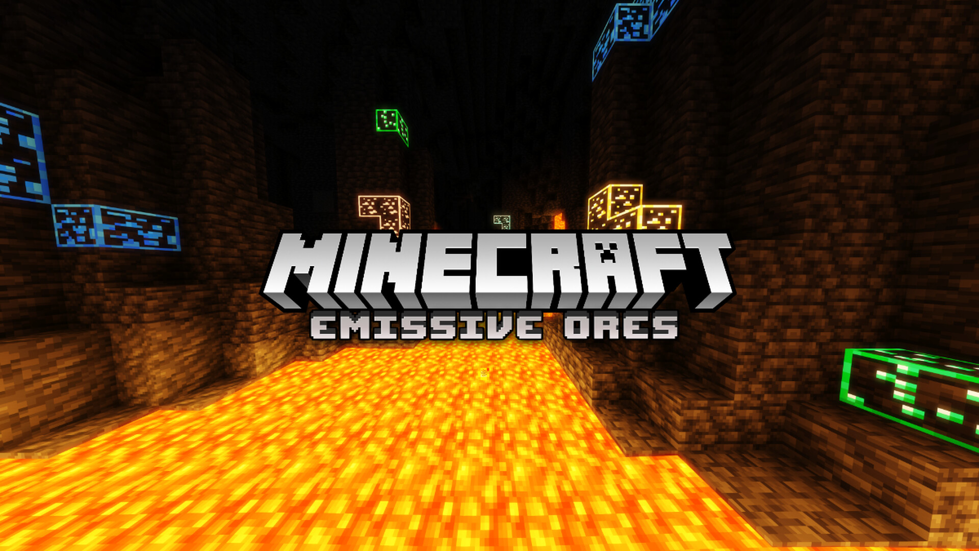 Emissive Ore Borders 1.18 (16x16) Minecraft Texture Pack